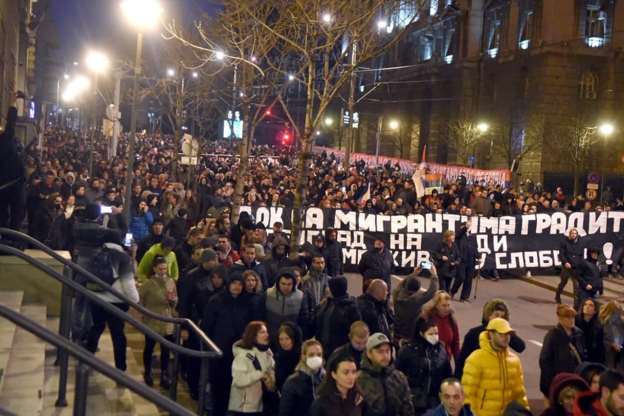 Veliki narodni protest u Beogradu: Stop hapšenjima, ukinite Krizni štab ... Veliki narodni protest u Beogradu: Stop hapšenjima, ukinite Krizni štab ...
