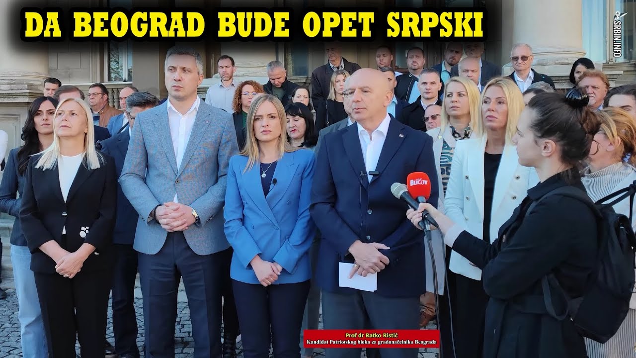 БОШКО: Ратко Ристић је најбољи кандидат опозиције за градоначелника ...
