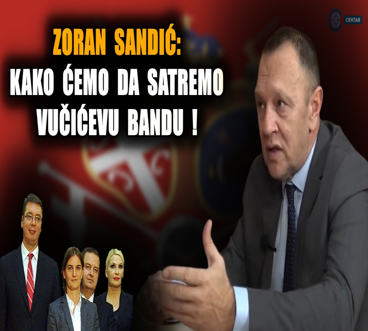 Sandić: Samo desnica pobeđuje Vučića | СРБИН.инфо